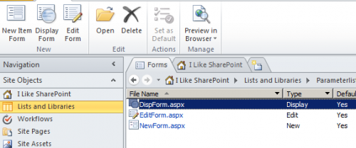 SharePoint 2010 Passing Parameter Values into ListItem forms – ..:: I like SharePoint